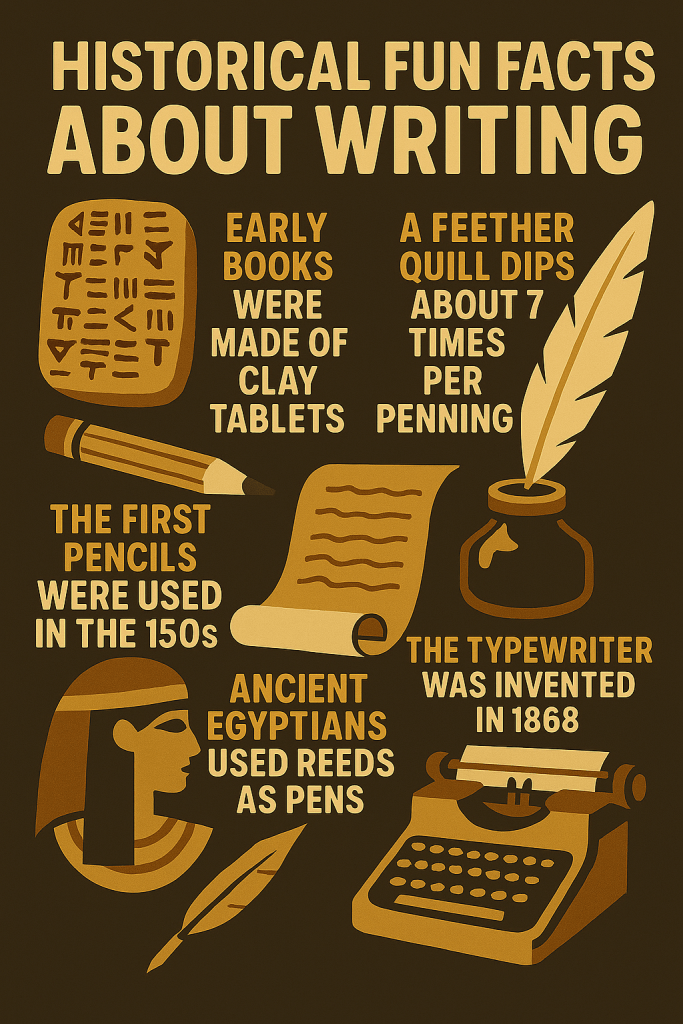 Fun Facts about writing… - www.a-writers-life.com